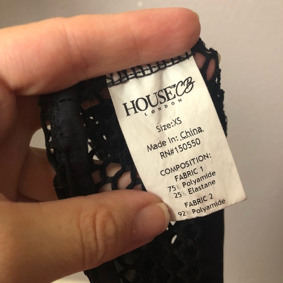 House of CB | Swim | House Of Cb High Waist Fishnet Mesh Bikini Bottom ...